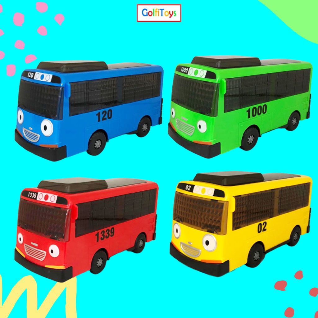 Jual Mainan Anak Bus Tayo menggunakan Baterai Lampu Musik Tayo Lani Gani Rogi Tayo the Little ...