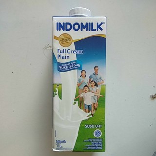 Jual Susu Indomilk Full Cream Plain 950 ml - Susu UHT | Shopee Indonesia