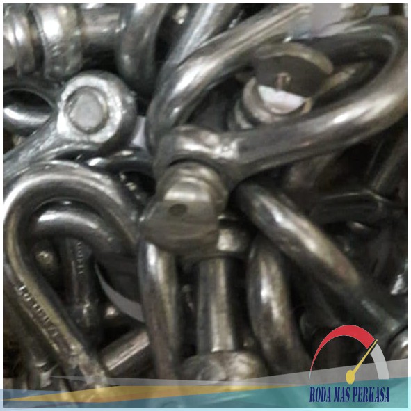 Jual SEGEL D M12 / SHACKLES 12 mm / SAMBUNGAN RANTAI BESI 1/2 inch RMP ...