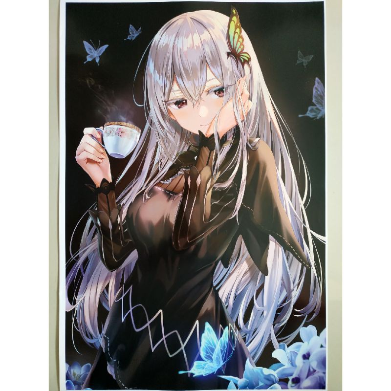 Jual Poster Anime ReZero kara Hajimeru Isekai Seikatsu 14 Echidna Re ...