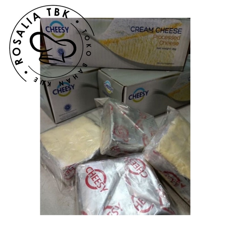 Jual Cream cheese CHEESY REPACK 250gr // REPACK 1kg | Shopee Indonesia