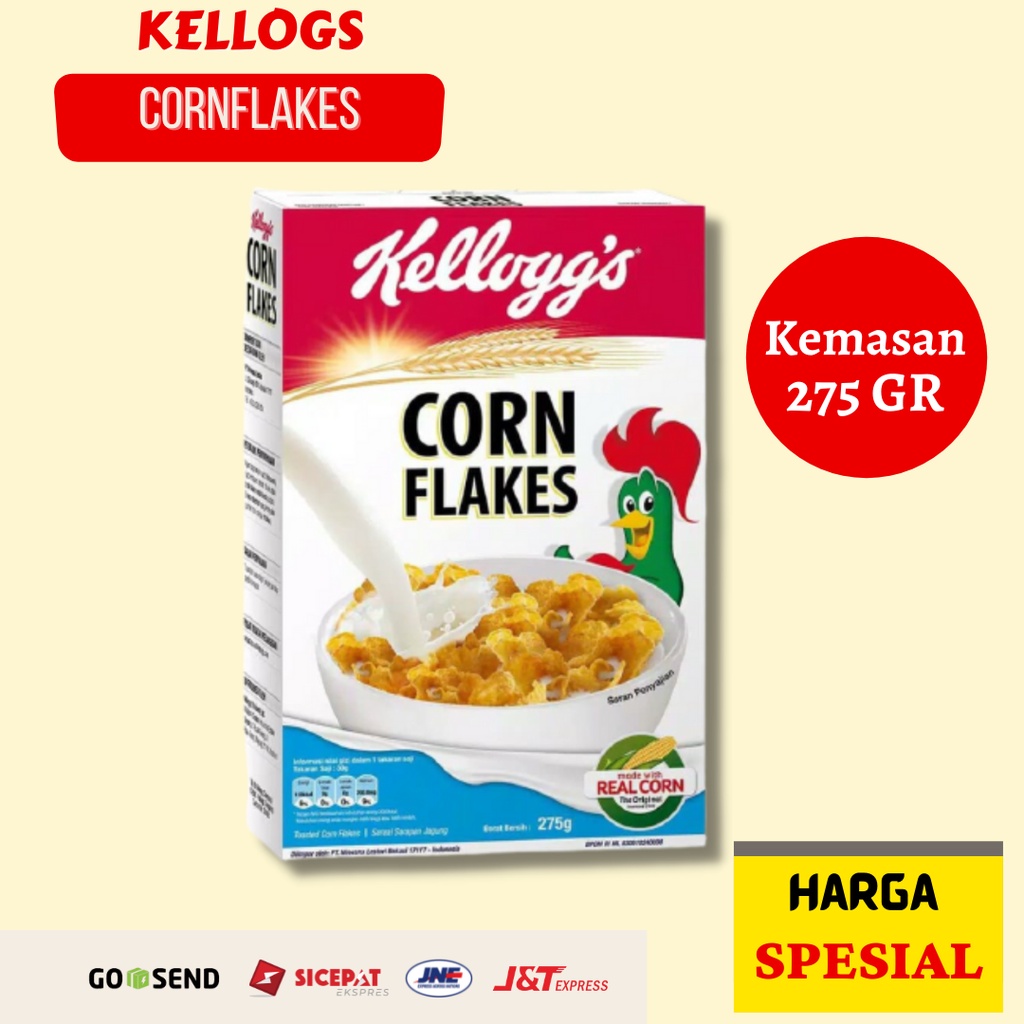 Jual [275gr] Kellogs Cornaflakes / Corn Flake | Shopee Indonesia