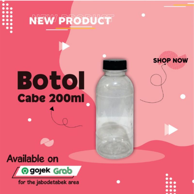 Jual Botol cabe 200ml isi 50 free packing kardus | Shopee Indonesia