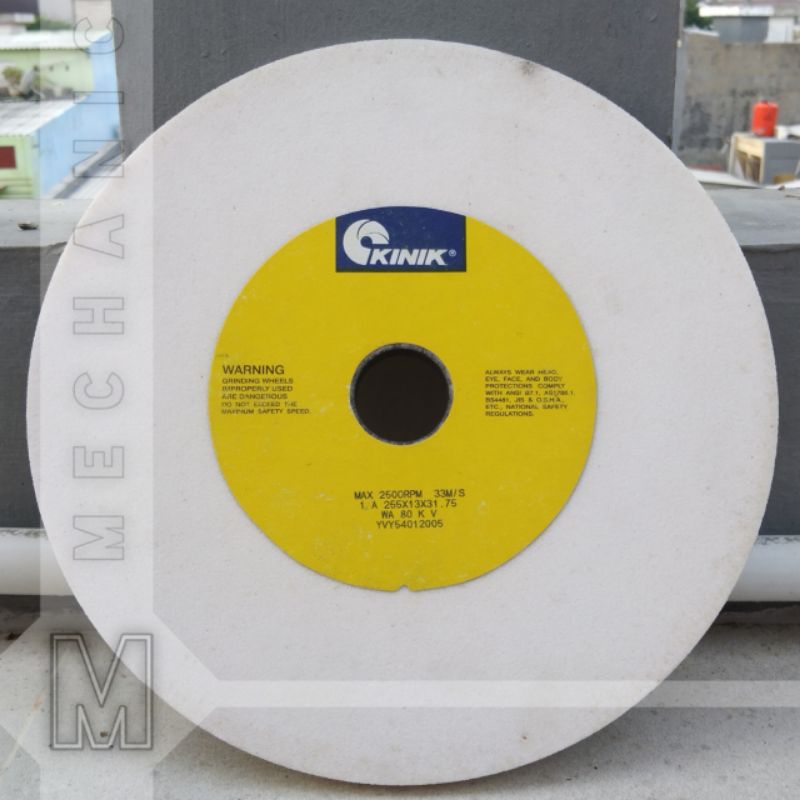 Jual batu gerinda kinik Wa 80 KV 255x13x31.75 GRINDING WHEEL | Shopee ...