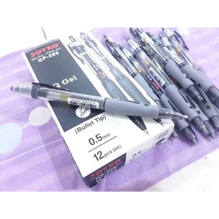 Jual Pen gel Pulpen gel Pena gel Ballpen gel Joyko Cetek gp-265 Q Gel dan Omega G1 isi 12pcs ...