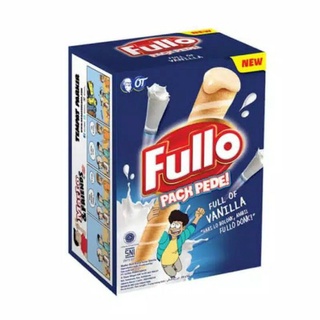 Jual FULLO Wafer Roll Chocolate / Vanilla / Strawberry (isi 24 pcs ...