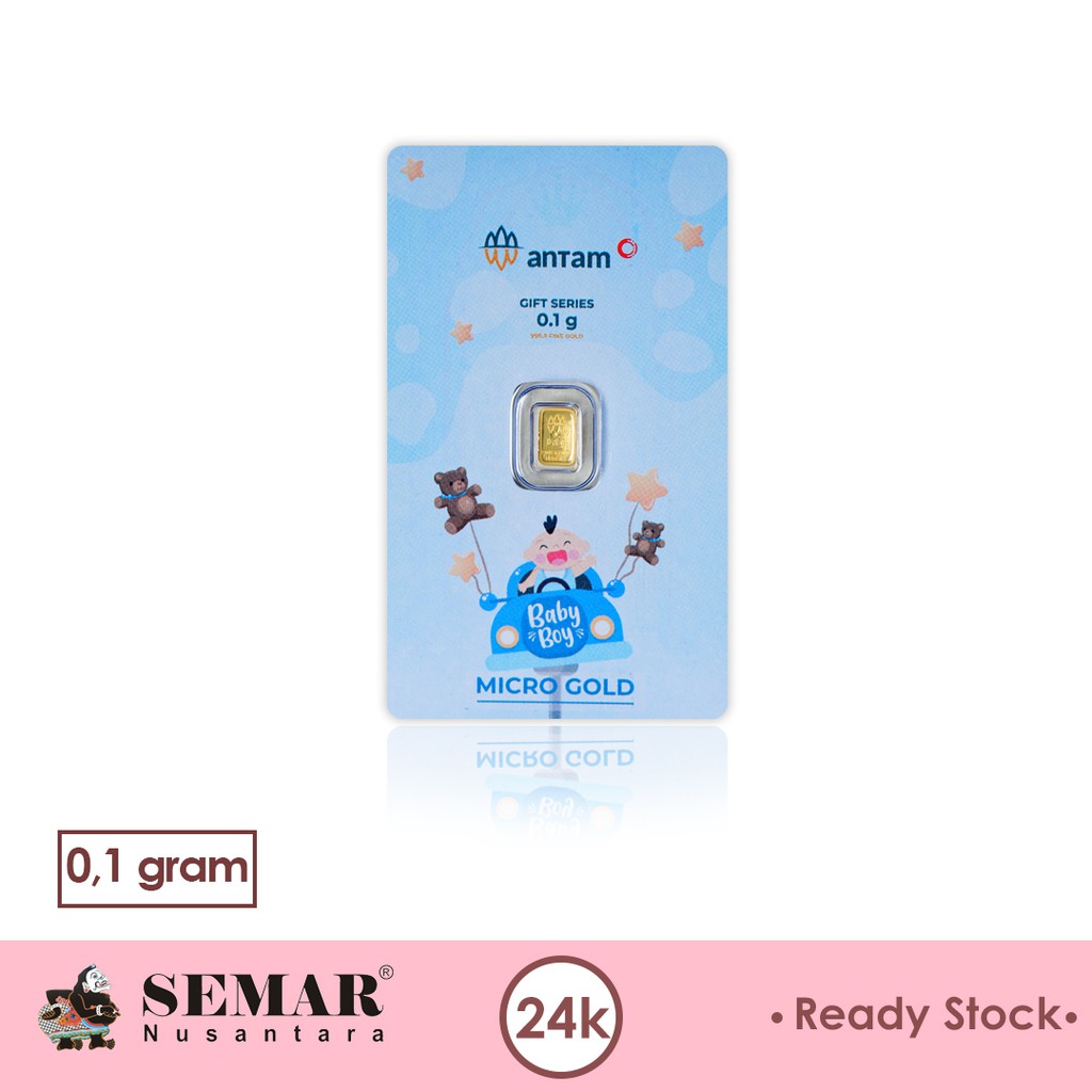 Jual Logam Mulia Antam Micro Baby Boy Gold Emas Batangan Semar ...