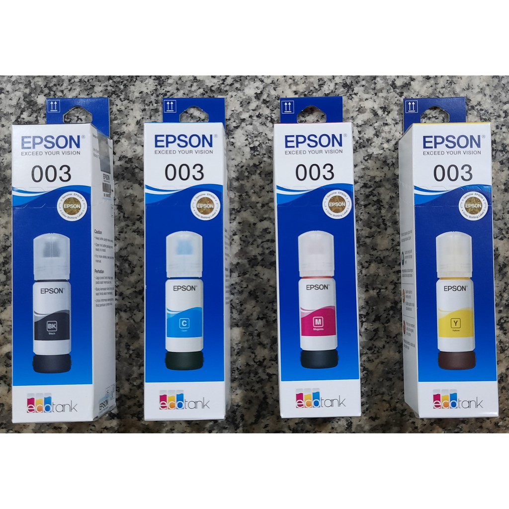 Jual Tinta Epson 003 1 Set - Tinta Printer Epson L3110 L3210 L1110 ...