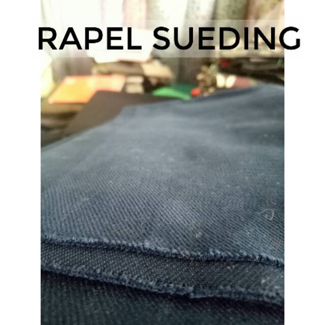 Jual BAHAN KAIN RAPEL SUEDING SWEDING / KAIN BLUDRU SUEDING / KAIN ...