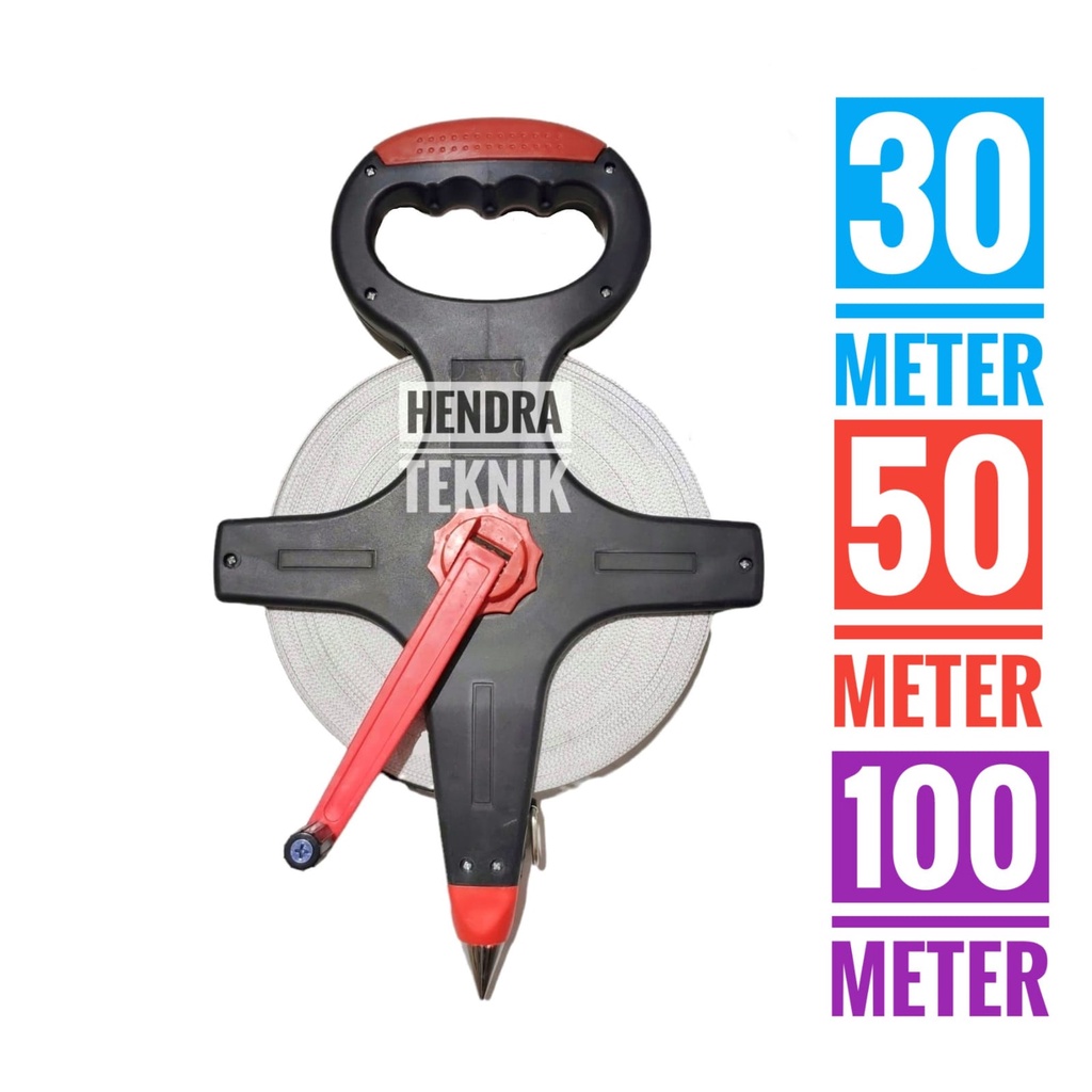 Jual HD METERAN FIBER 30M 50M 100M ROL METER TANCAP HD METERAN ROL ...