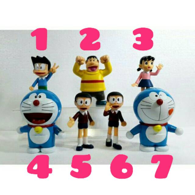Jual Miniatur figure jumbo doraemon and friends suneo giant sizuka ...