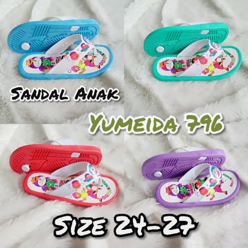 Jual SANDAL JEPIT BALITA MODEL JADUL SANDAL YUMEIDA DORAEMON SANDAL ...