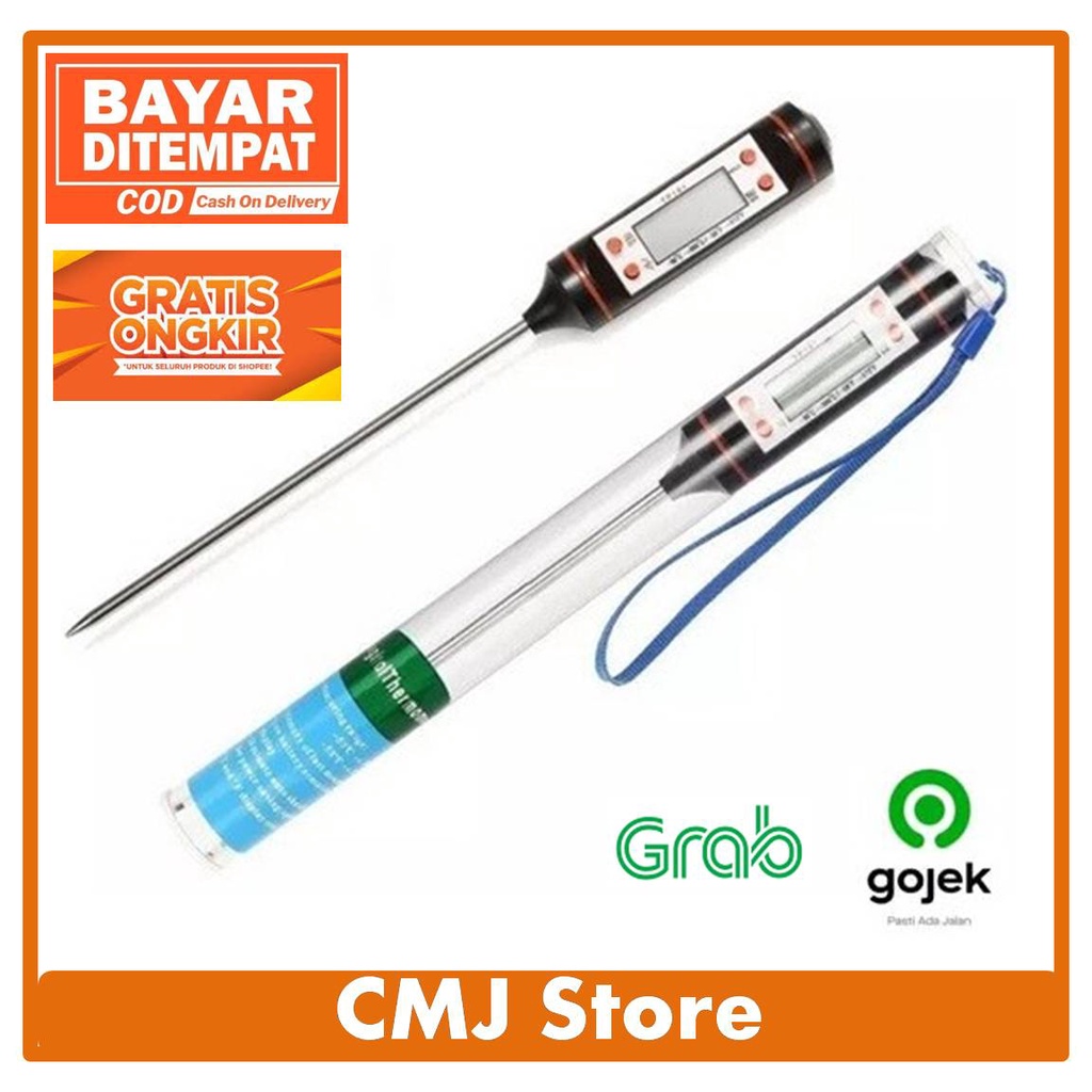 Jual Digital Termometer Makanan Masak Suhu Air Masakan Thermometer ...