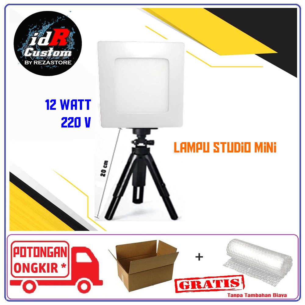 Jual Lampu Foto Studio Mini 12 Watt Murah Tripod 20cm Lighting Foto ...