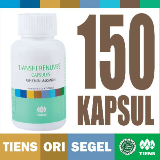 Jual Tiens / Tianshi Renuves Capsules Isi 150 Kapsul 100% Original ...