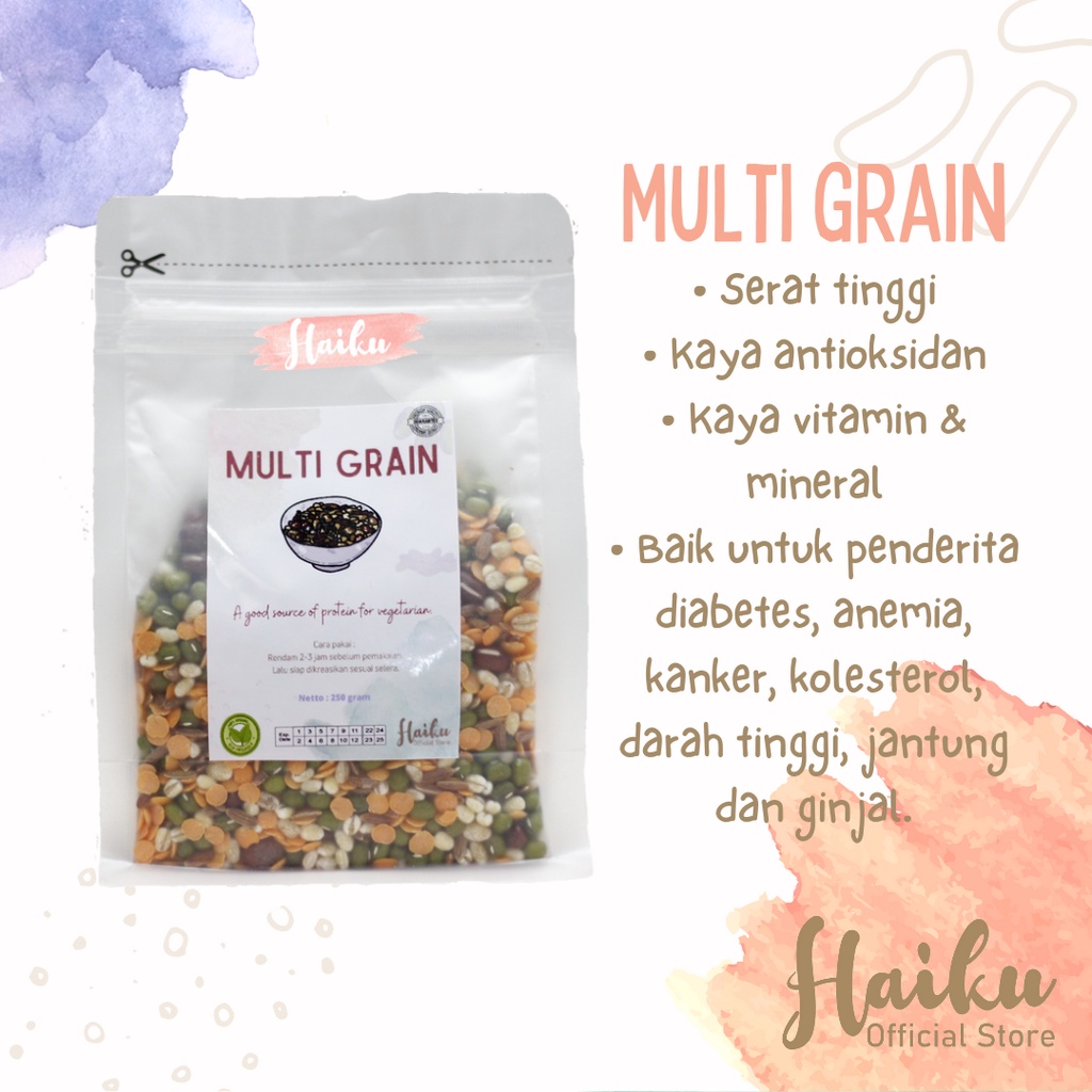 Jual Multigrain mix / multi grain tinggi nutrisi & serat 250 gram ...