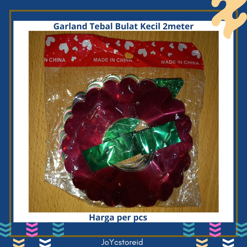 Jual Garland Bulat Bunga Kecil 2meter | Dekorasi Dinding | Dekorasi ...