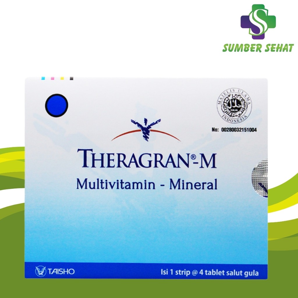 Jual THERAGRAN M STRIP 4 TABLET | Shopee Indonesia