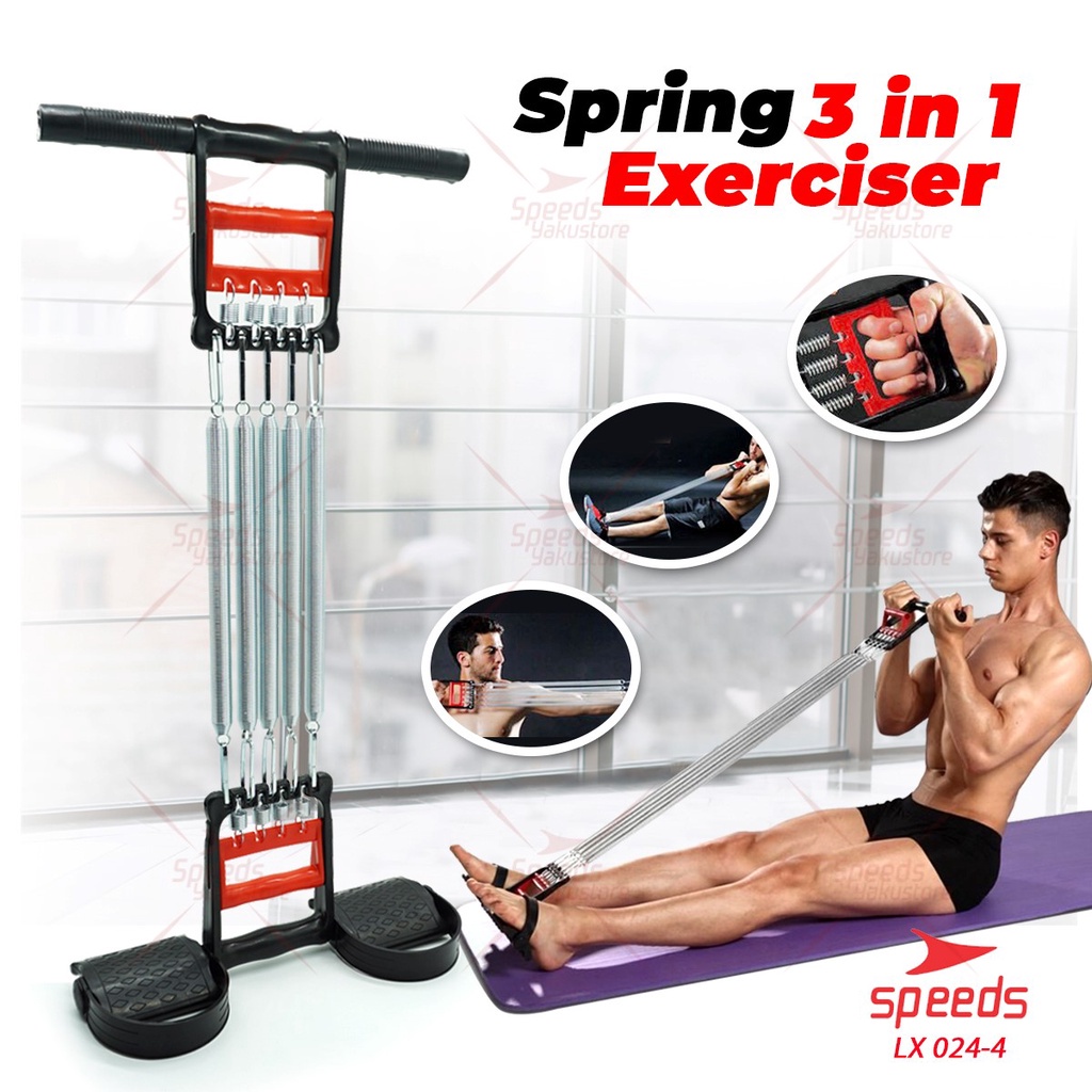 Jual SPEEDS Chest Expander Spring Chest Pull Excerciser / Alat Fitness ...