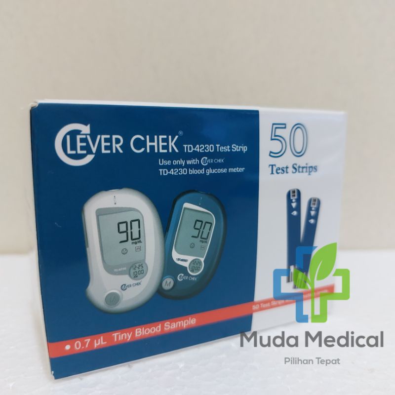Jual Strip Clever Chek Glucose isi 50 / CLEVER CHECK | Shopee Indonesia