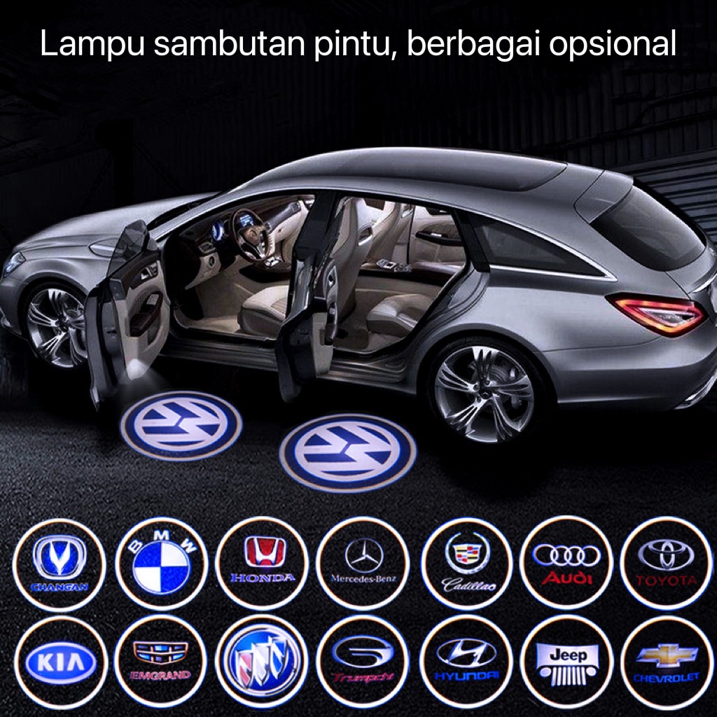 Jual Lampu Laser Pintu Mobil dengan Wireless Proyektor Logo Led ...