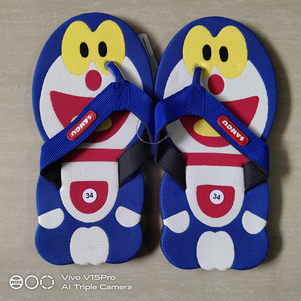 Jual Sandal Lucu Sancu Sendal Jepit Karet Karakter Kartun KUCING ...
