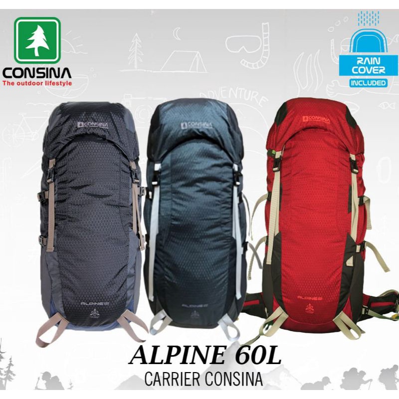 Jual Carrier Consina Alpine, Overland, Narrows | Shopee Indonesia