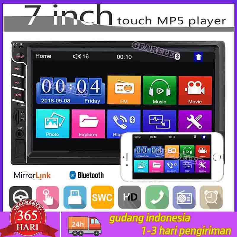 Jual [Baru] 2din Radio Mobil 7 Inch Stereo Mobil LCD Layar Sentuh MP5 ...
