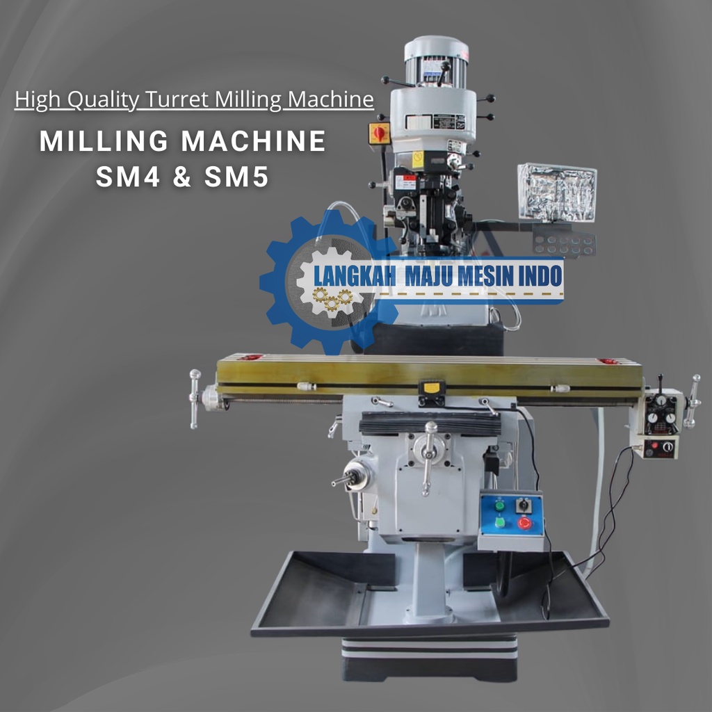 Jual Mesin SM4H NT40 Turret Milling Machine / Mesin Milling Turret 4H ...
