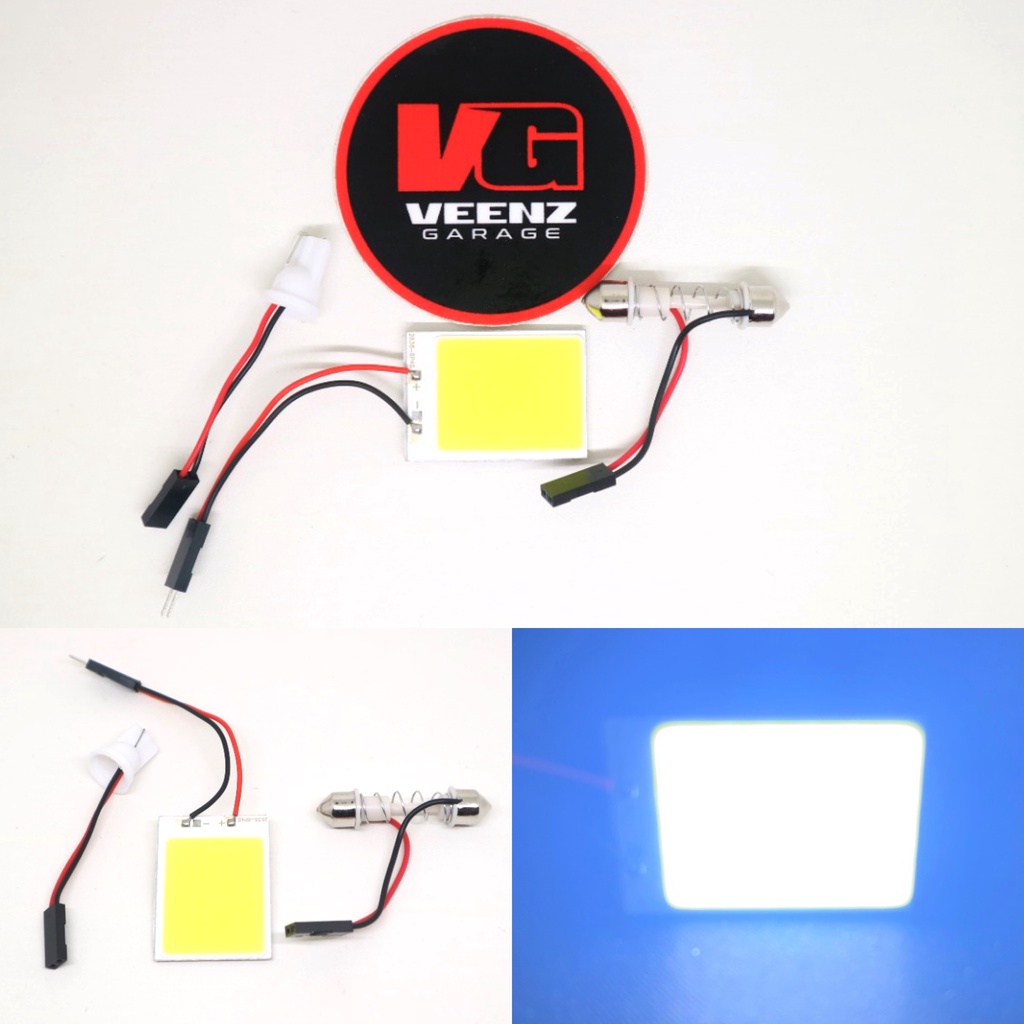 Jual Lampu LED Kabin Plafon Festoon Mobil 24 SMD COB Plasma | Shopee ...