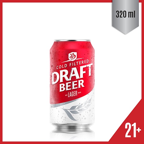 Jual Draft Beer Can - Minuman Bir [320 ML / 1 Kaleng] | Shopee Indonesia