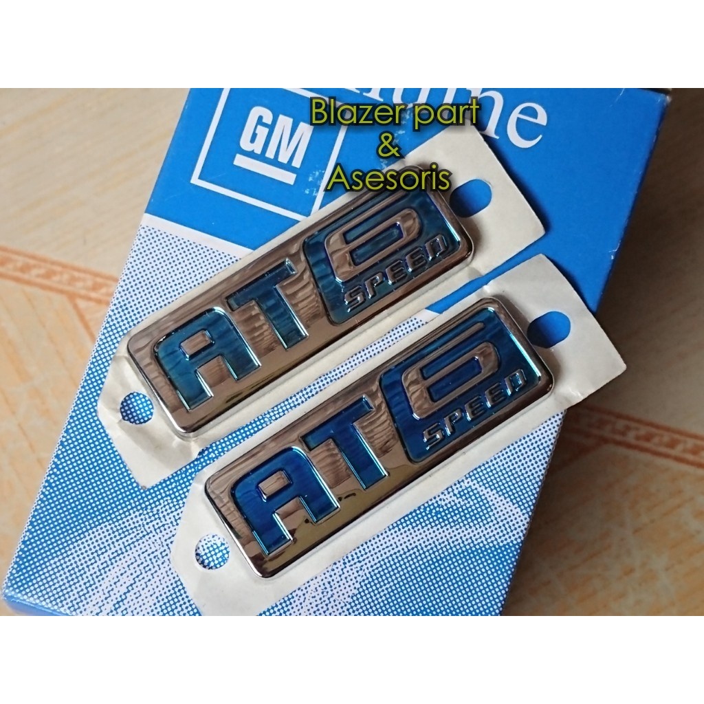 Jual Emblem logo at 6 speed chevrolet spin | Shopee Indonesia
