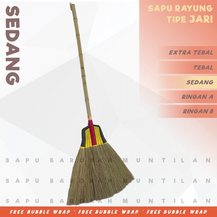 Jual Sapu Lantai Ijuk Rayung Tipe JARI - Ukuran SEDANG | Shopee Indonesia