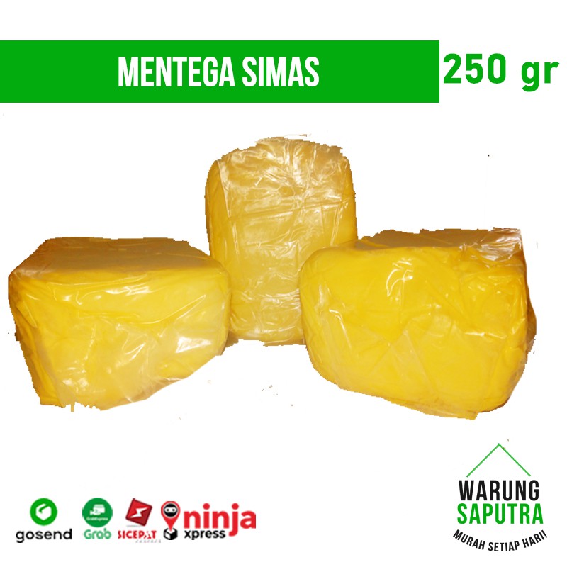 Jual Mentega Simas Eceran Bandung 250g (1/4 kg) | Shopee Indonesia