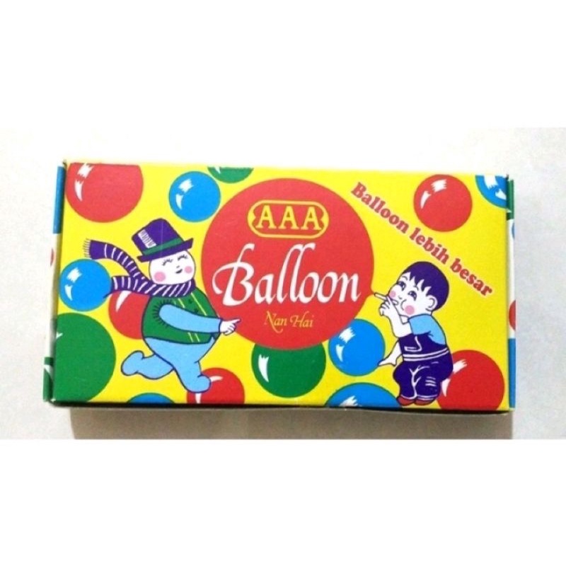 Jual Balon Tiup AAA original Balloon Permainan Jadul isi 32 pcs anak ...