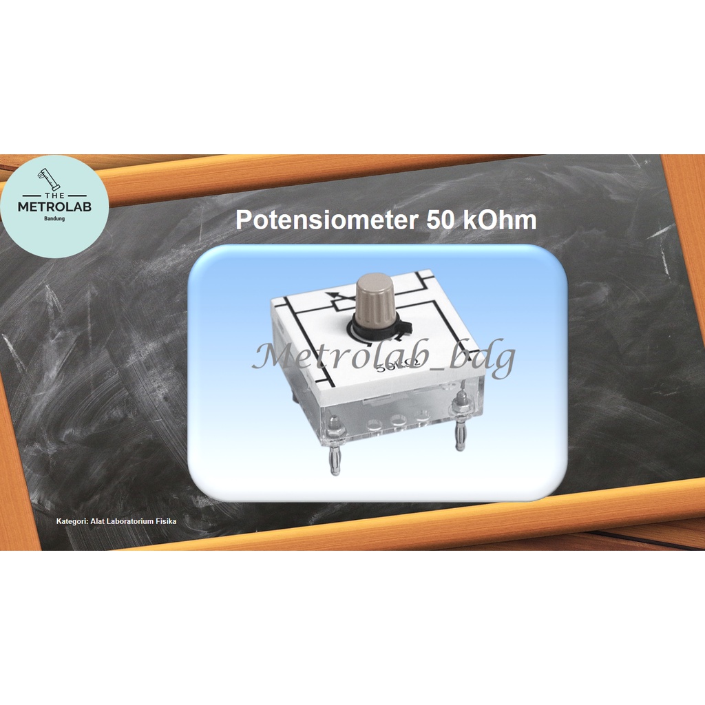 Jual Potensiometer 50 kOhm pada Kotak Plastik Bersteker 4 mm | Shopee ...