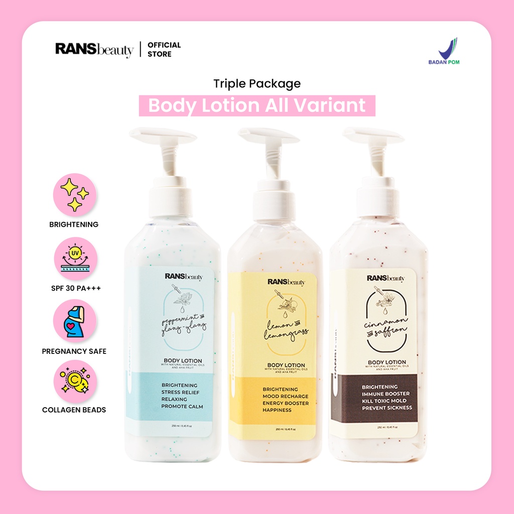 Jual Rans Beauty Triple Body Lotion (All Variant) | Shopee Indonesia