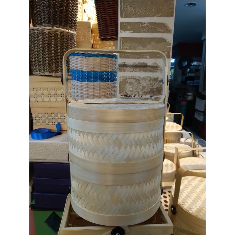 Jual rantang bambu susun | Shopee Indonesia