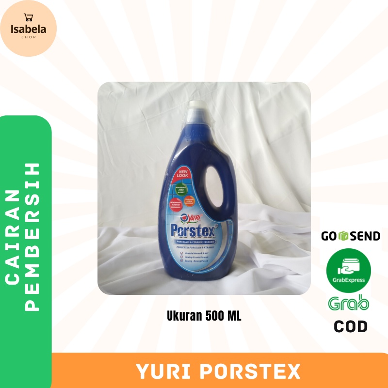 Jual YURI PORSTEX CAIRAN PEMBERSIH PORSELEN & KERAMIK UKURAN 500 ML ...
