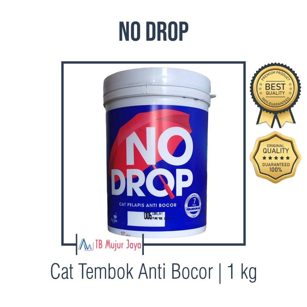 Jual No Drop Cat Tembok Pelapis Anti Bocor 1 kg | Shopee Indonesia