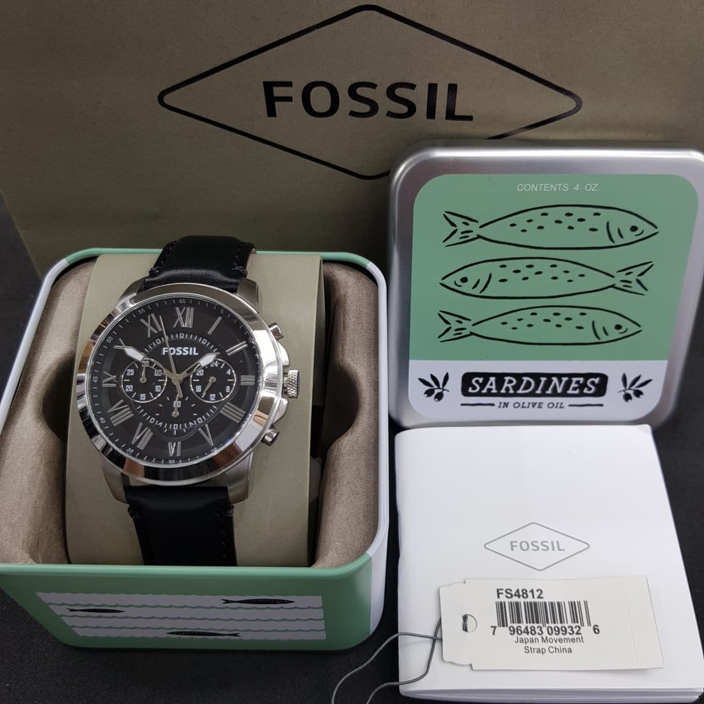 Jual promo d=44mm, Fossil FS 4812 Original, chronograph stopwatch ...