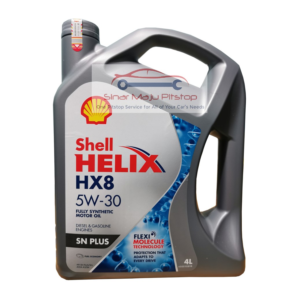 Jual Shell Helix HX8 Fully Synthetic 5W-30 API SN/CF - Pelumas Oli ...