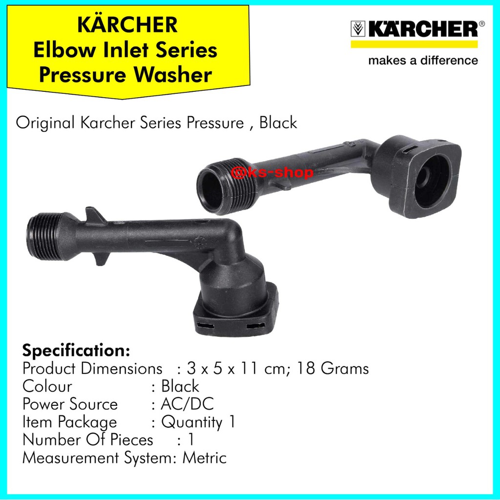 Jual Karcher Elbow Inlet Series For High Pressure Cleaner | Shopee ...