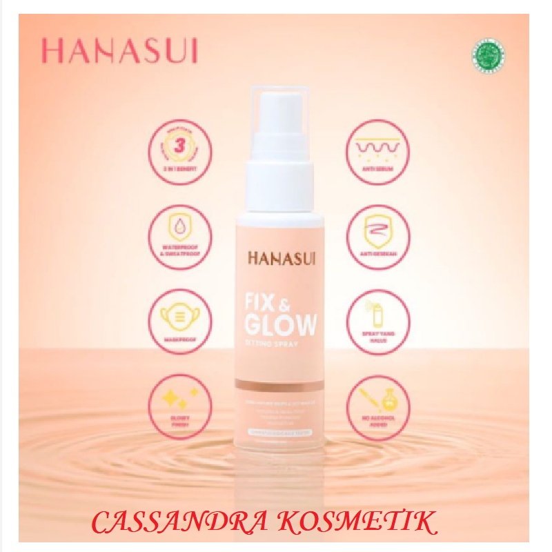 Jual HANASUI FIX & GLOW SETTING SPRAY 60ML | Shopee Indonesia