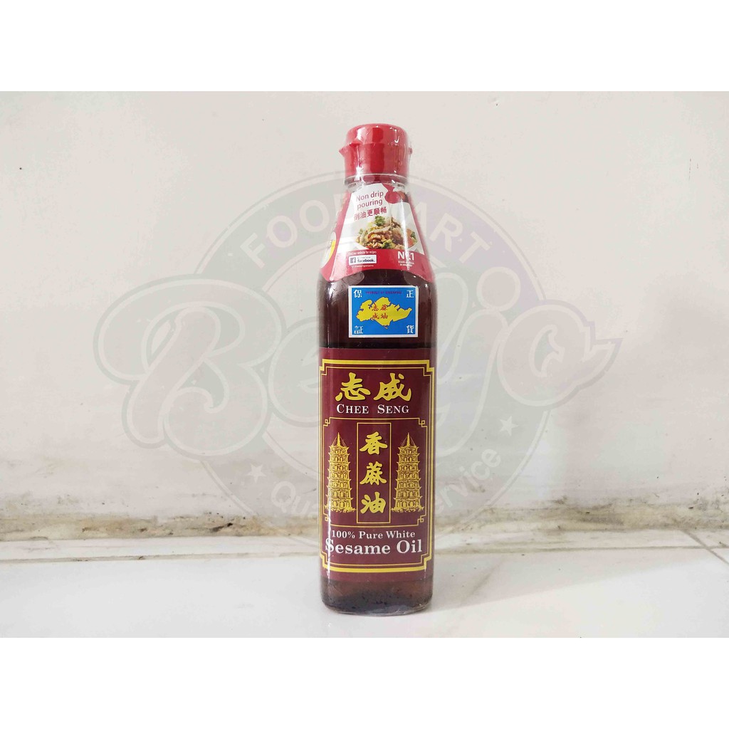 Jual Chee Seng White Sesame Oil 375 ml / Cheeseng Sesame Oil / Minyak ...