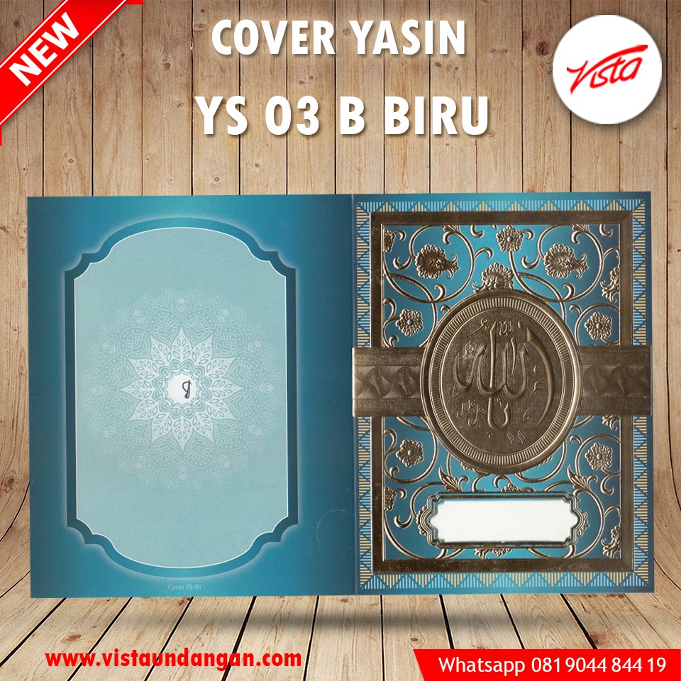 Jual Cover Yasin Art Carton YS 03B BIRU | Shopee Indonesia