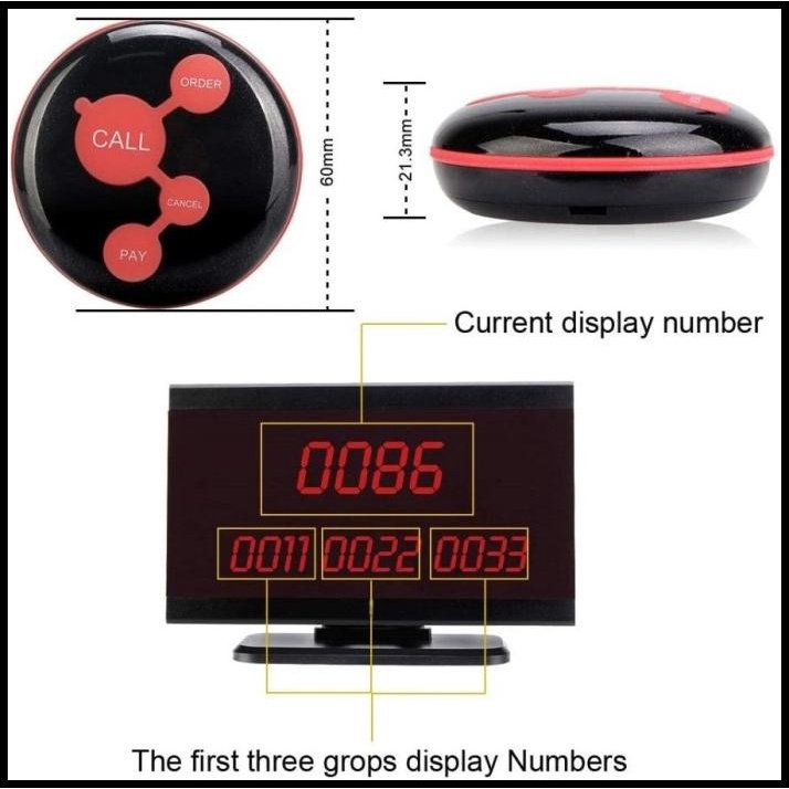 Jual Jual Bell Bel Table Meja Restorant Restoran Sing Call Calling ...