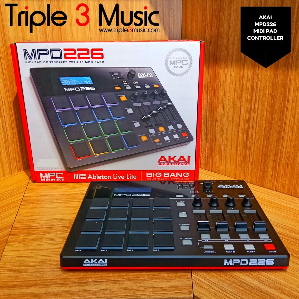 Jual Akai MPD226 MPD 226 Drum Pad Midi Controller Indonesia|Shopee ...