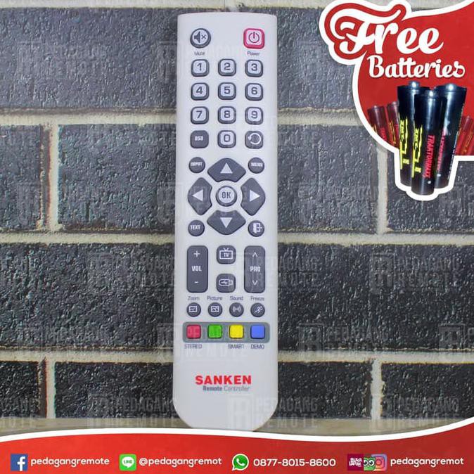 Jual Remot Remote Tv Sanken Lcd Led Ori / Original / Asli | Shopee ... Jual Remot Remote Tv Sanken Lcd Led Ori / Original / Asli | Shopee ...