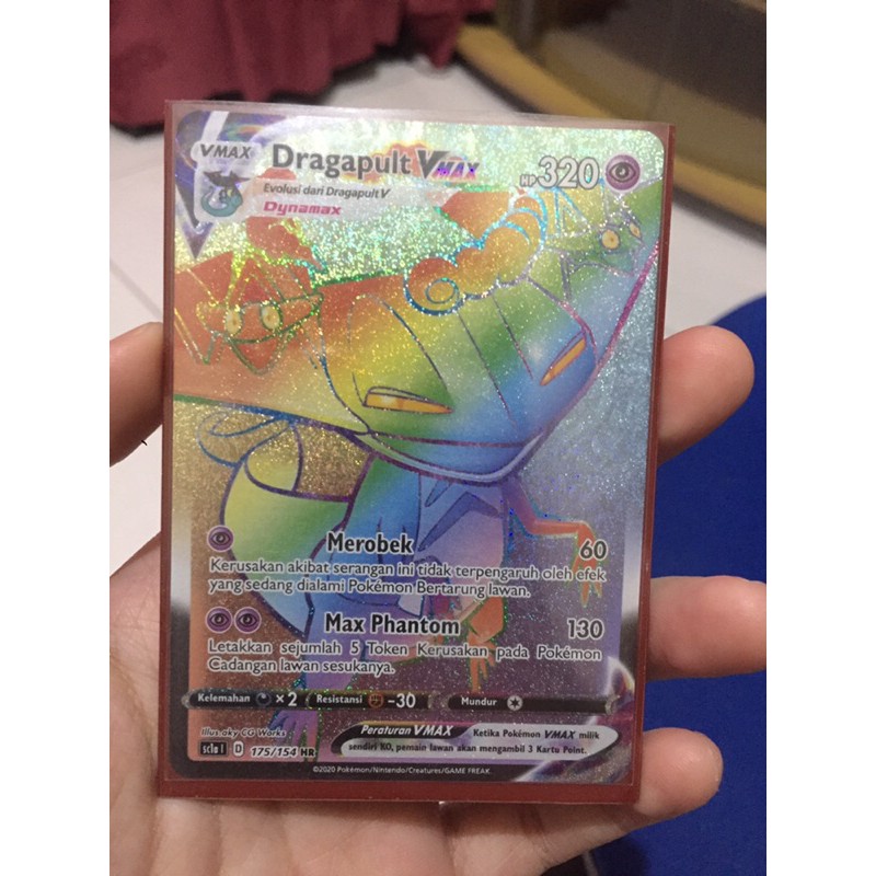 Jual Dragapult V max HR Kartu Pokemon TCG Indonesia Indonesia|Shopee Indonesia